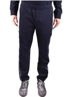 Emporio Armani Logo-tape Track Pants - Black