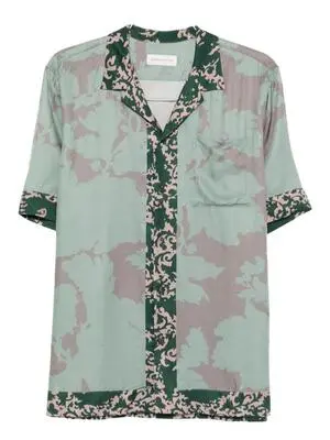 Dries Van Noten Short Sleeve Shirt - Gray