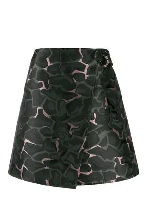 Emporio Armani Logo Skirt - Black