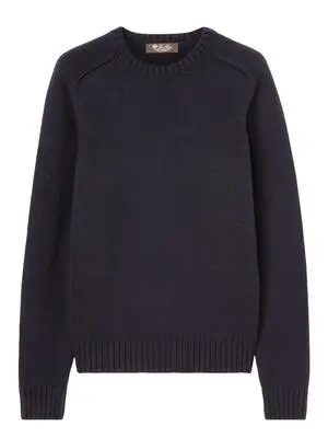Loro Piana Parksville Cashmere Sweater - Blue