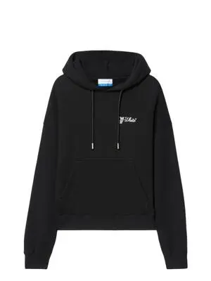 Off-White Diagonal Arrow Skate Drawstring Hoodie - Black
