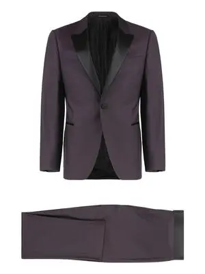 Emporio Armani Wool Two-piece Suit - Black