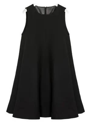 Loewe Silk And Wool Mini Dress - Black