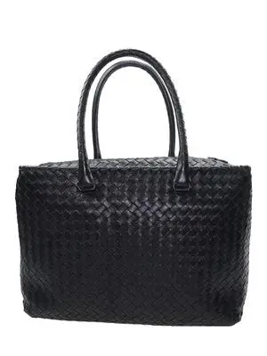 Bottega Veneta Woven Handbag - Black