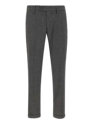 RE-HASH Mucia 10 Patterned Trousers - Grey