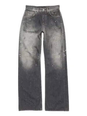 Acne Studios Wide Leg Jeans - Black