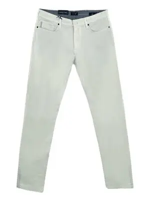 EMPORIO ARMANI Armani Jeans Logo White Straight Leg Jeans