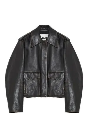 JIL SANDER Paneled Jacket - Black