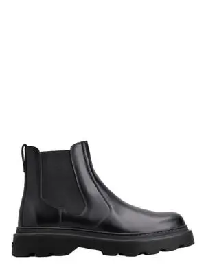 TOD'S Elasticated Side Ankle Boots - Black