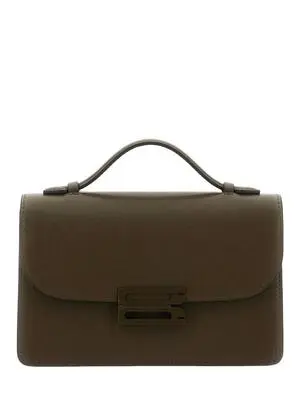 Victoria Beckham Logo Plaque Mini Shoulder Bag - Black