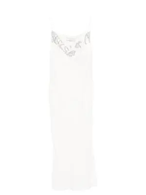 IRO PARIS Sleeveless Embellished Dress - White