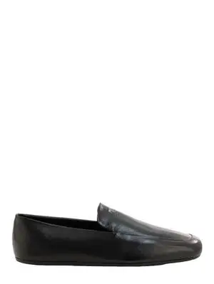 Prada Logo Loafers - Black