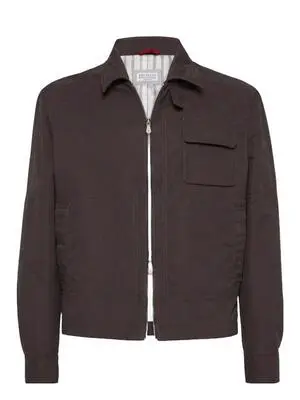 Brunello Cucinelli Water-resistant Zip-up Jacket - Black