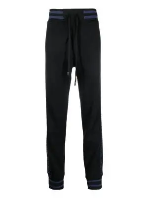 Versace Drawstring Track Pants - Black