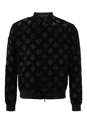 Giorgio Armani Long-sleeved Cotton Suit - Black