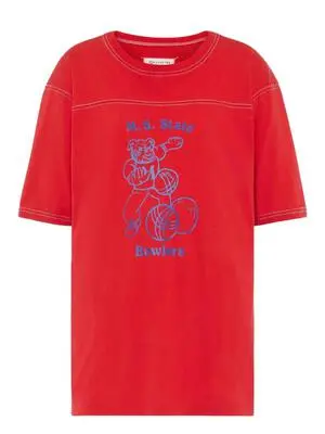 MAISON MARGIELA Graphic T-shirt - Red