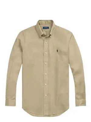 Polo Ralph Lauren Linen Button-down Shirt - Beige