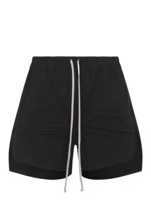 Rick Owens Elastic Drawstring Shorts - Black