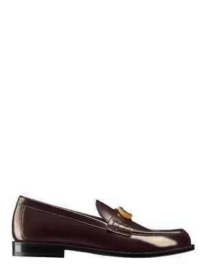 Dior Granville Loafer With Cd Icon Logo Buckle - Brown