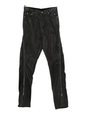 Rick Owens Bolan Banana Zip Jeans - Black