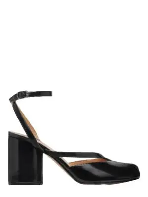 MAISON MARGIELA Tabi Pump Sandals With Cylindrical Heel - Black
