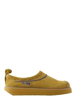 ADER ERROR Slip-on Loafers With Logo Detailing - Brown