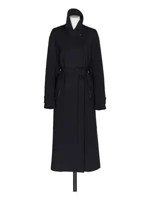 MAX MARA Max Mara Wool Coat With Belt And Contrasting Trim