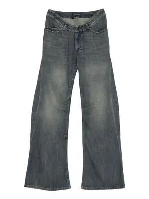 Balenciaga Wide-leg Jeans - Black