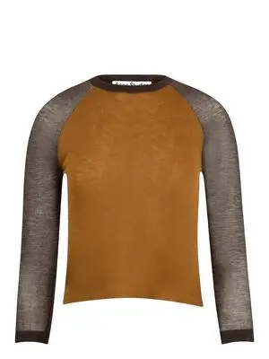 Acne Studios Long Sleeve T-shirt - Brown