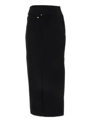 LOEWE Loewe Deconstructed Denim Midi Skirt