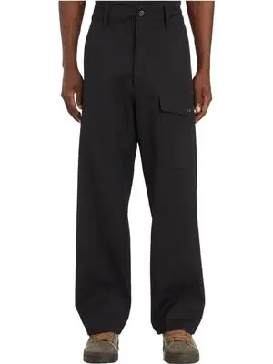UMA WANG Belt Loop Cargo Pants - Black