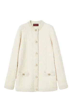 Gucci Button-up Knit Cardigan - Ivory
