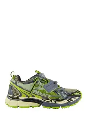 Off-White Lace-up Sneakers - Olive Green/fluorescent Green/gray/black