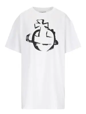 VIVIENNE WESTWOOD Orb Logo Print Crewneck T-shirt - No
