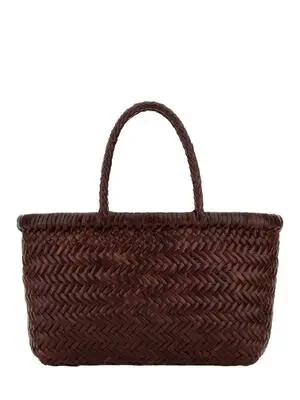 Dragon Diffusion Flat Gora Mini Tote Bag - Brown