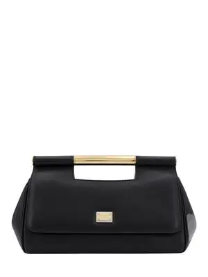 Dolce & Gabbana Sicily Foldover Bag - Black