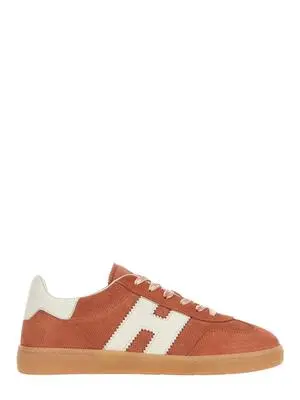 Hogan Round Toe Sneakers - Orange