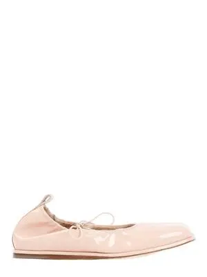 Simone Rocha Ballet Flats With Bow Detailing - Nude