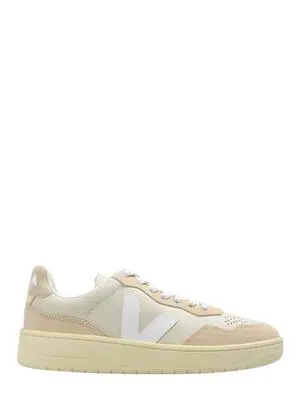 VEJA V-90 Low-top Lace-up Sneakers - Nude