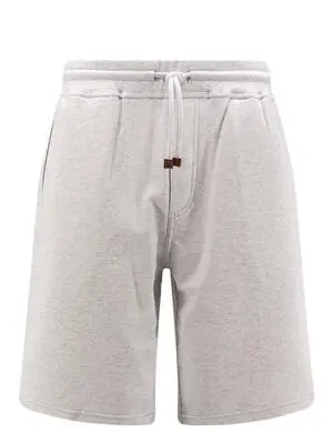 Brunello Cucinelli Drawstring Bermuda Shorts - Grey