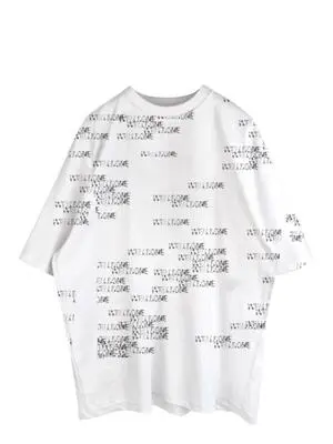 We11Done Round Neck Printed T-shirt - White