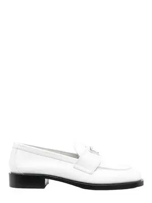 Prada Logo Loafers - White
