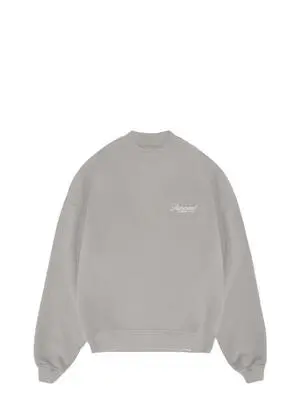 REPRESENT Logo Printed Crewneck Sweatshirt - Slate