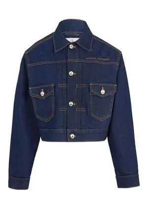 VIVIENNE WESTWOOD Cropped Marlene Jacket - Indigo