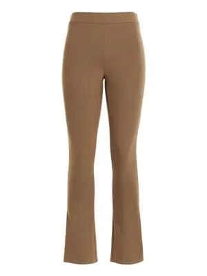 Theory Elastic Waist Flared Casual Pants - No