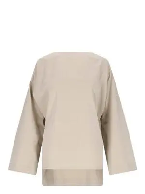 Bottega Veneta Cut Out Detailed Long Sleeve Shirt - Nude