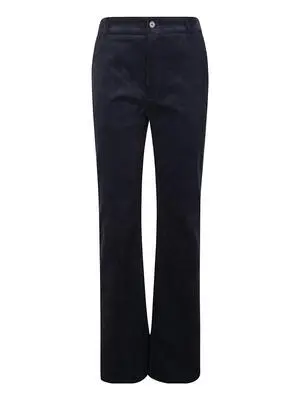 A.p.c. Straight Leg Corduroy Trousers - Black