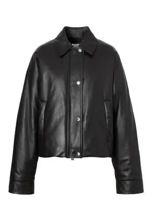 Burberry Equestrian Knight Buttoned Jacket - Black