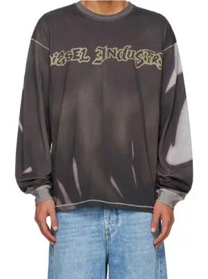 DIESEL® T-boxt-ls-show-v3 T-shirt - Grey