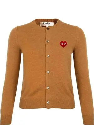Play Comme Des Garcon Logo Cardigan - No